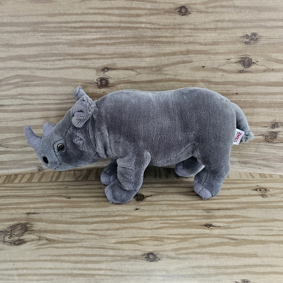 GANZ | Toys | Webkinz Ganz Signature Black African Rhinoceros Stuffed ...